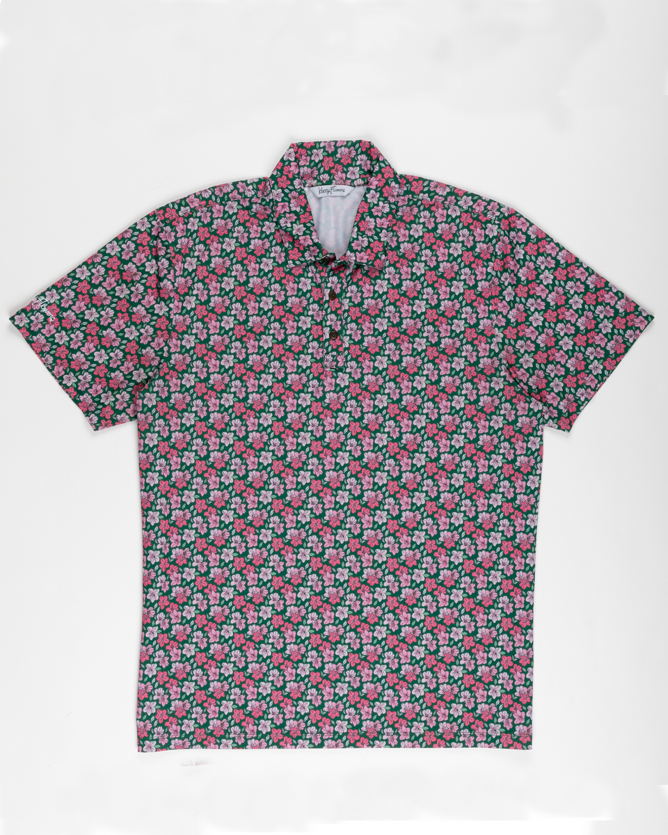 The Azaleas - Men's Golf Shirt by Kenny Flowers