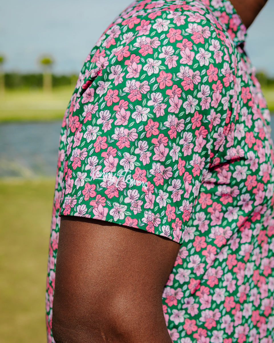 The Azaleas - Men's Golf Shirt by Kenny Flowers