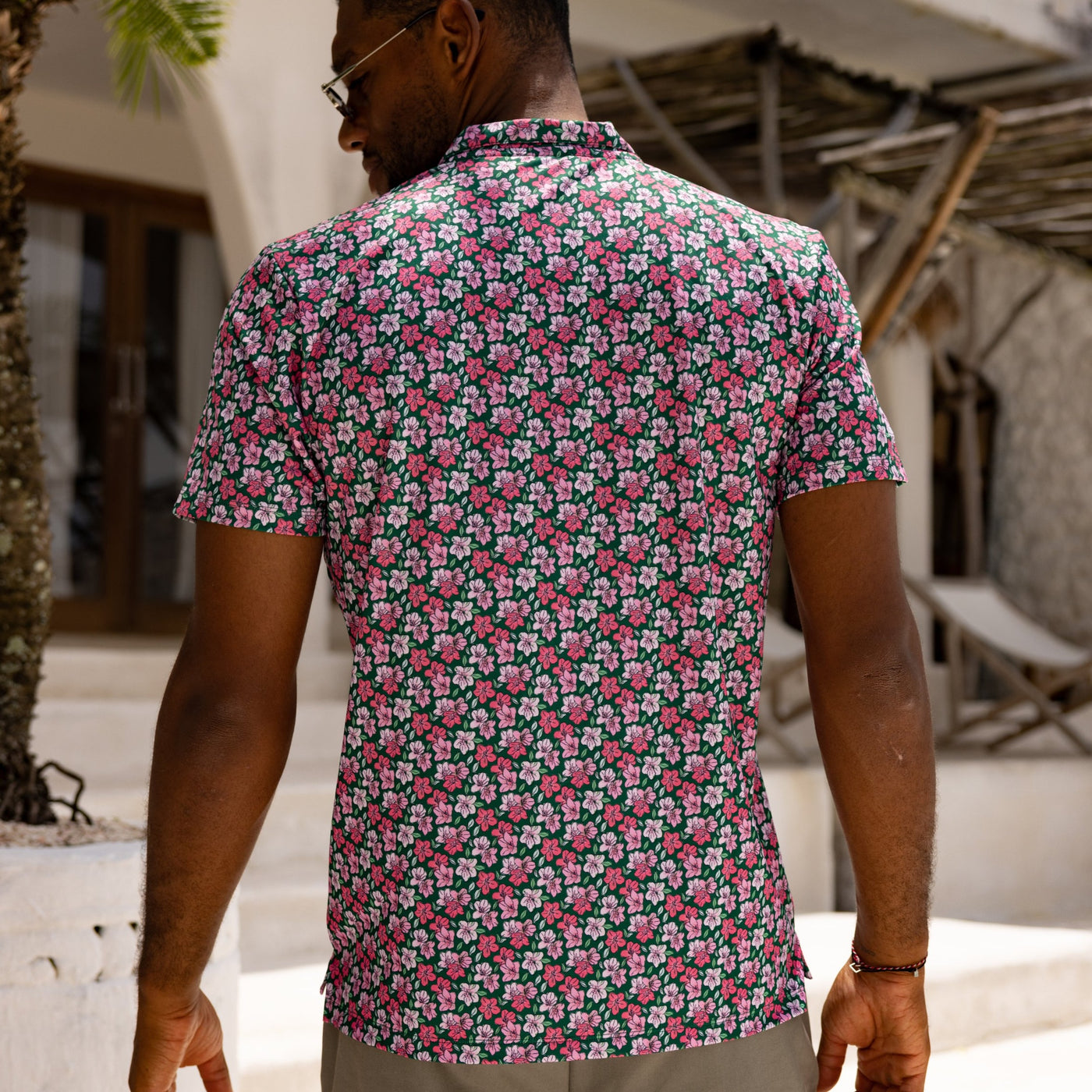 The Azaleas - Men's Golf Shirt by Kenny Flowers